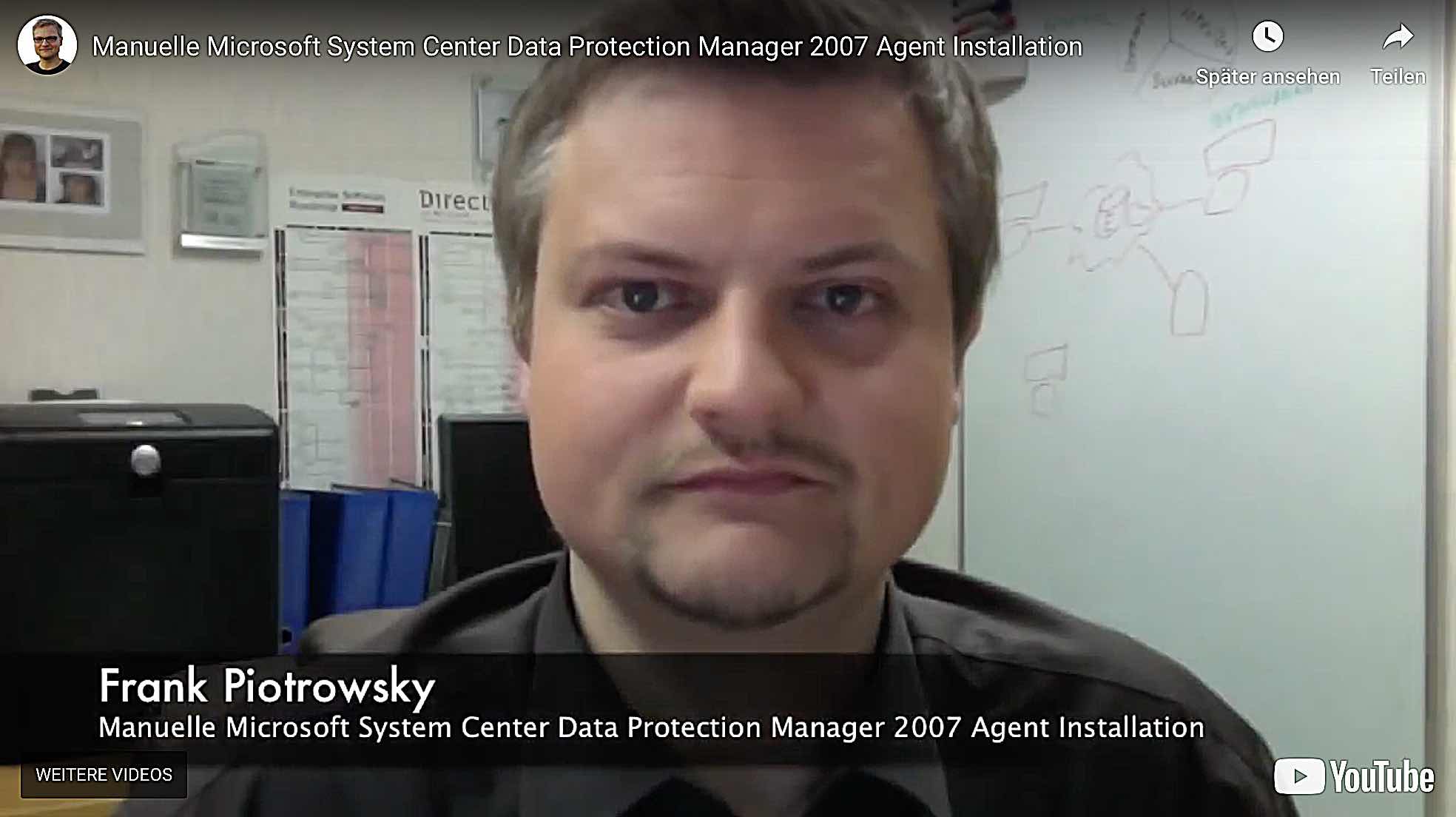 Manuelle DPM Agent Installation – Microsoft System Center Data ...
